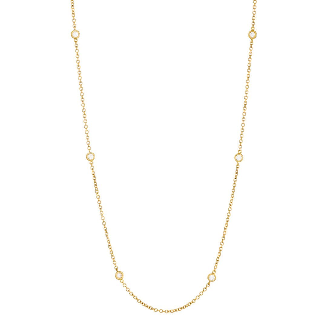 Day Diamonds Yellow Gold Spectacle Set Diamond Necklace – DMR
