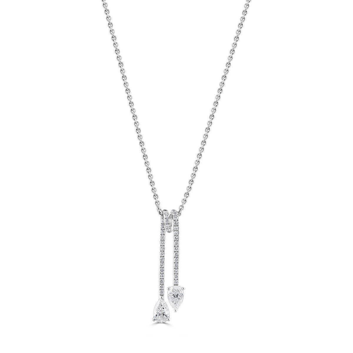 Ditto White Gold Diamond Pendant | David M Robinson – DMR