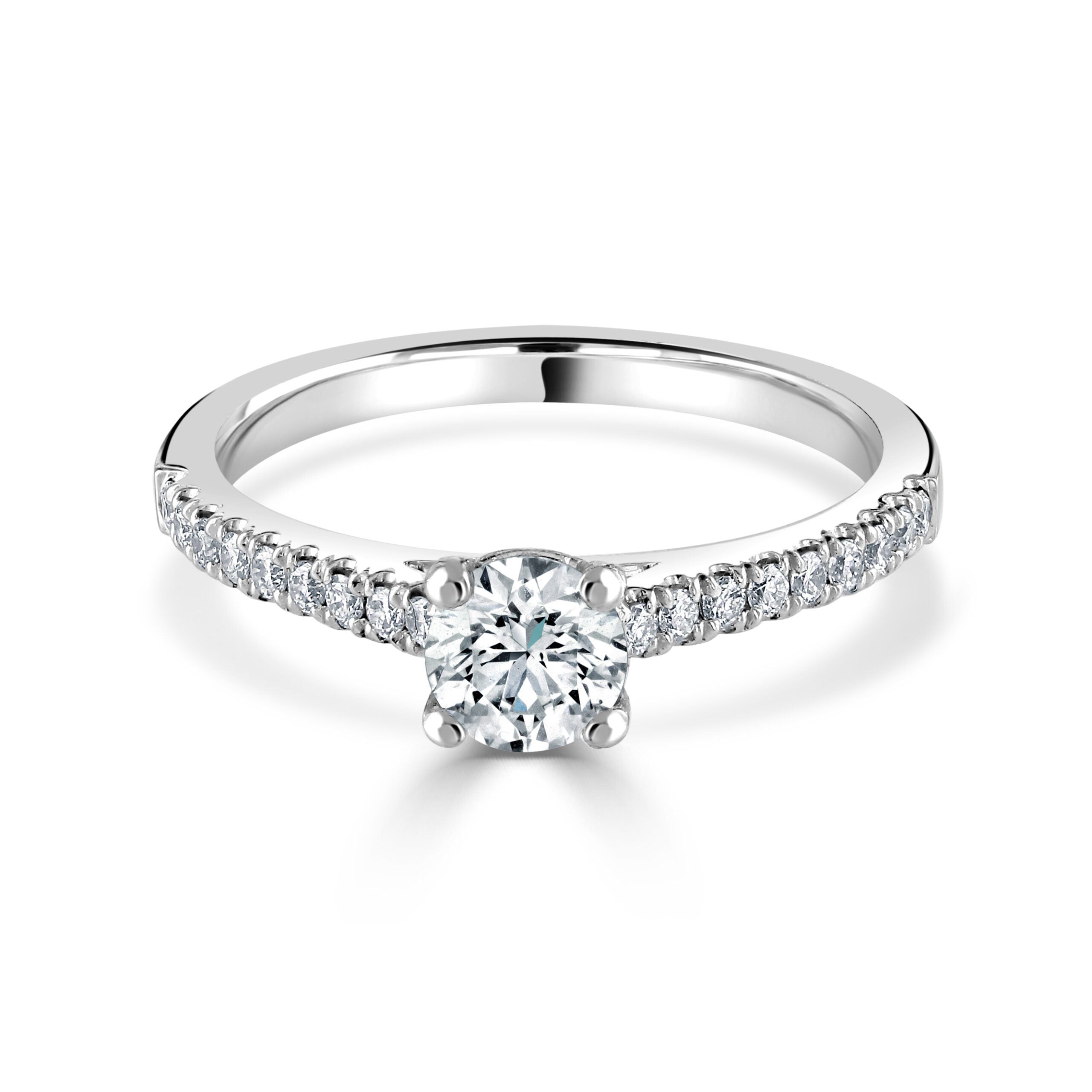 Round Brilliant Cut Diamond Ring – DMR